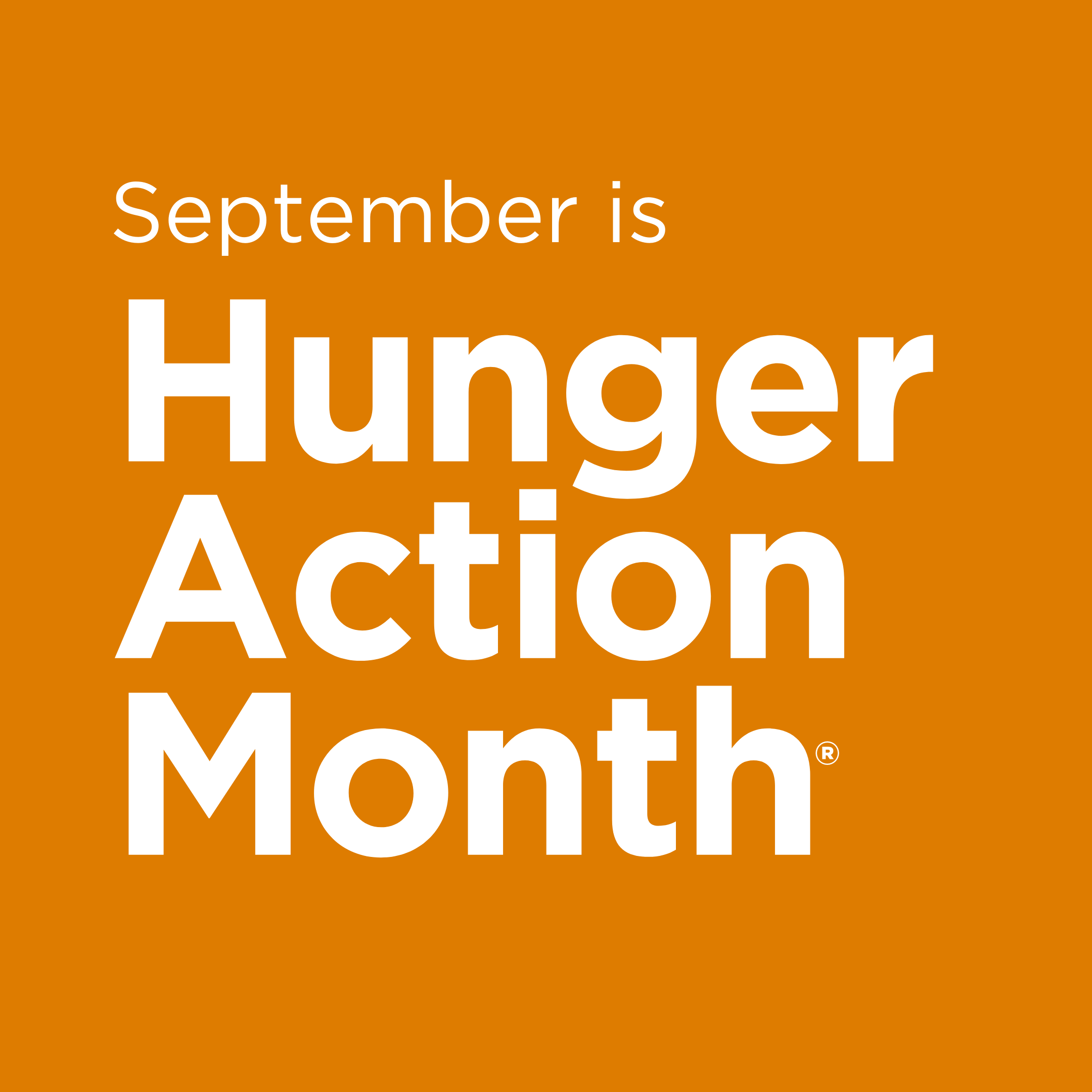 September is Hunger Action Month: Join Us to Help End Hunger